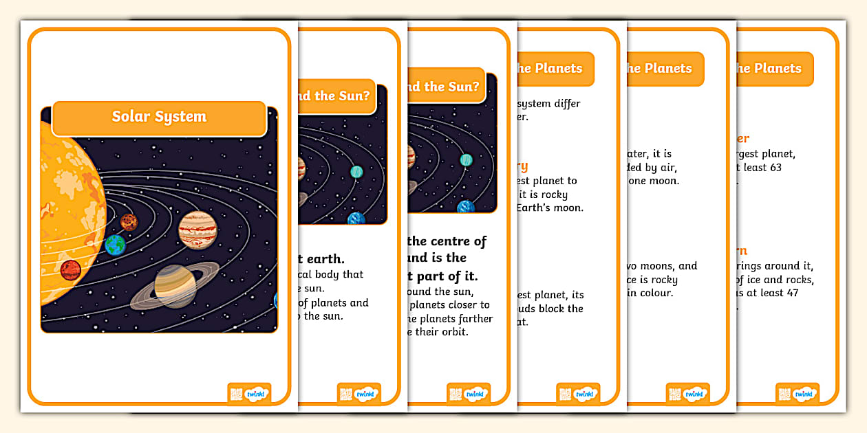 Poster: Solar System (teacher made) - Twinkl