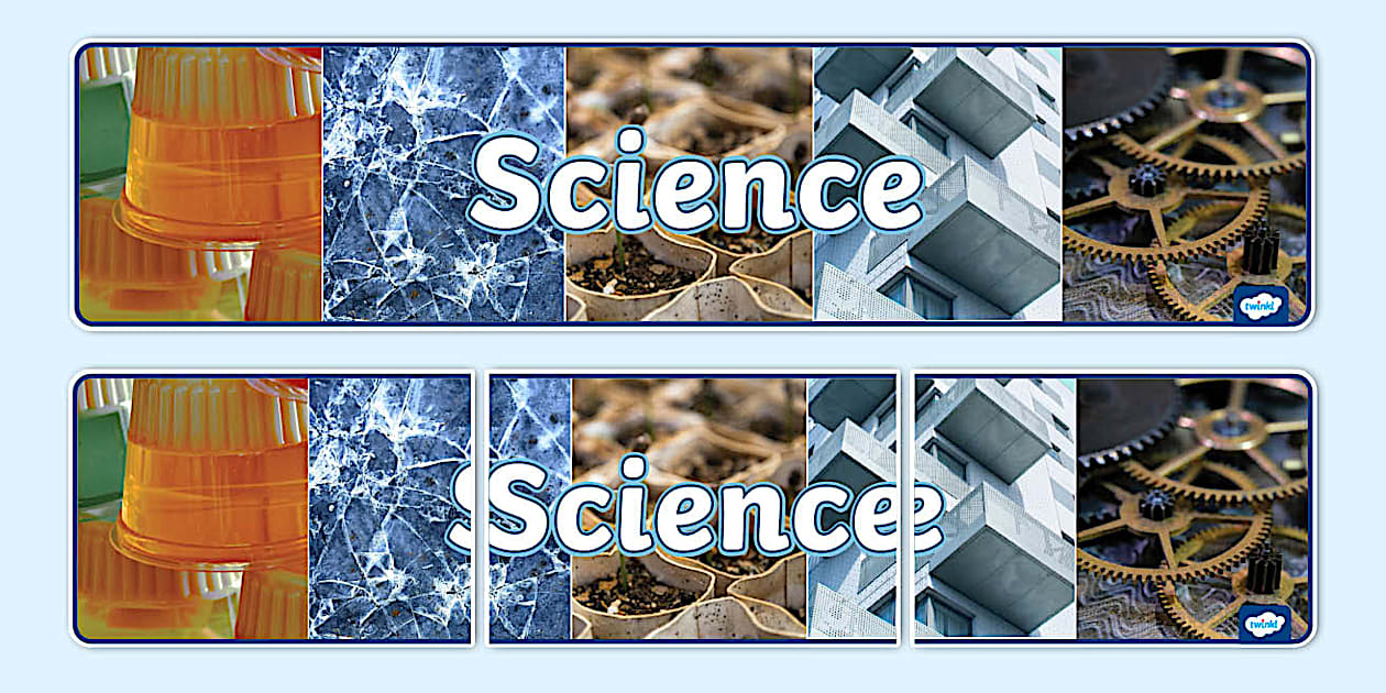 Science Photo Display Banner (teacher made) - Twinkl