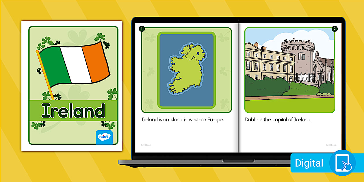 Ireland Emergent Reader eBook (Teacher-Made) - Twinkl