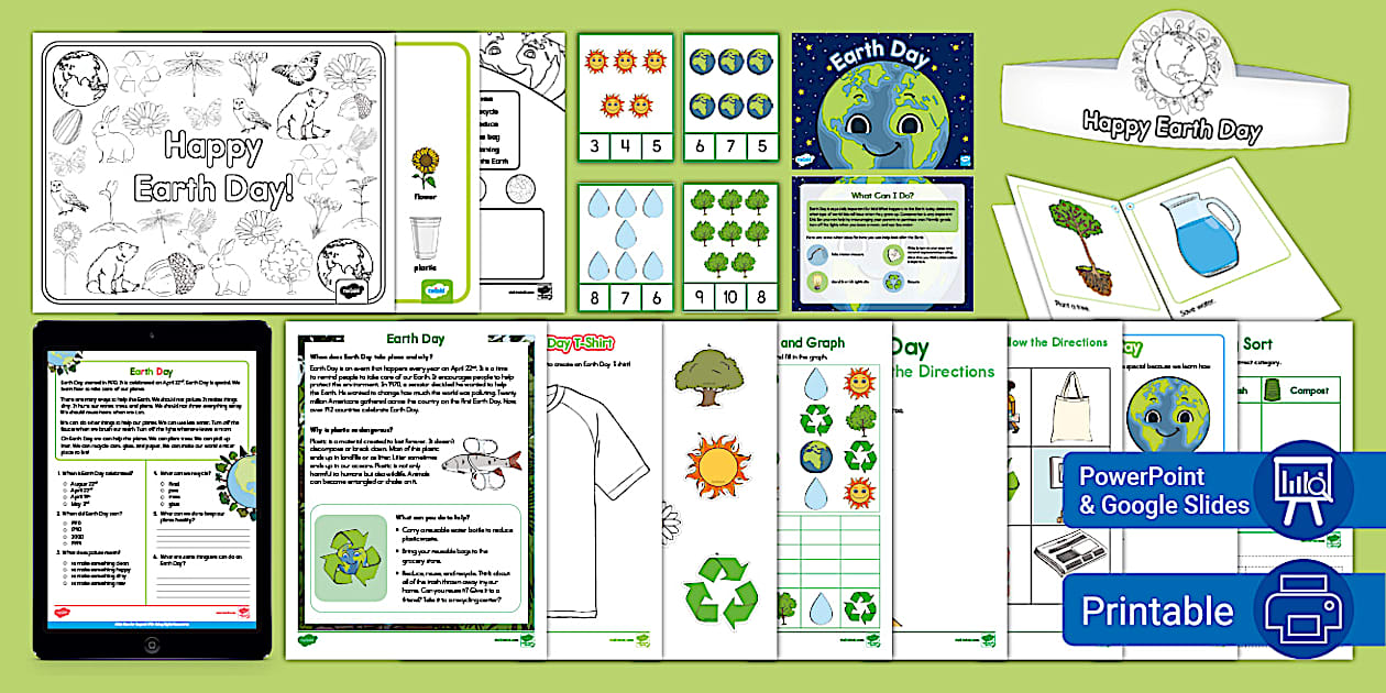 Earth Day Worksheets for Kids | Earth Day | Twinkl USA