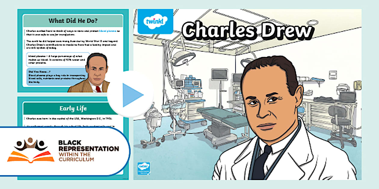 KS2 Charles Drew Standalone PowerPoint - Twinkl