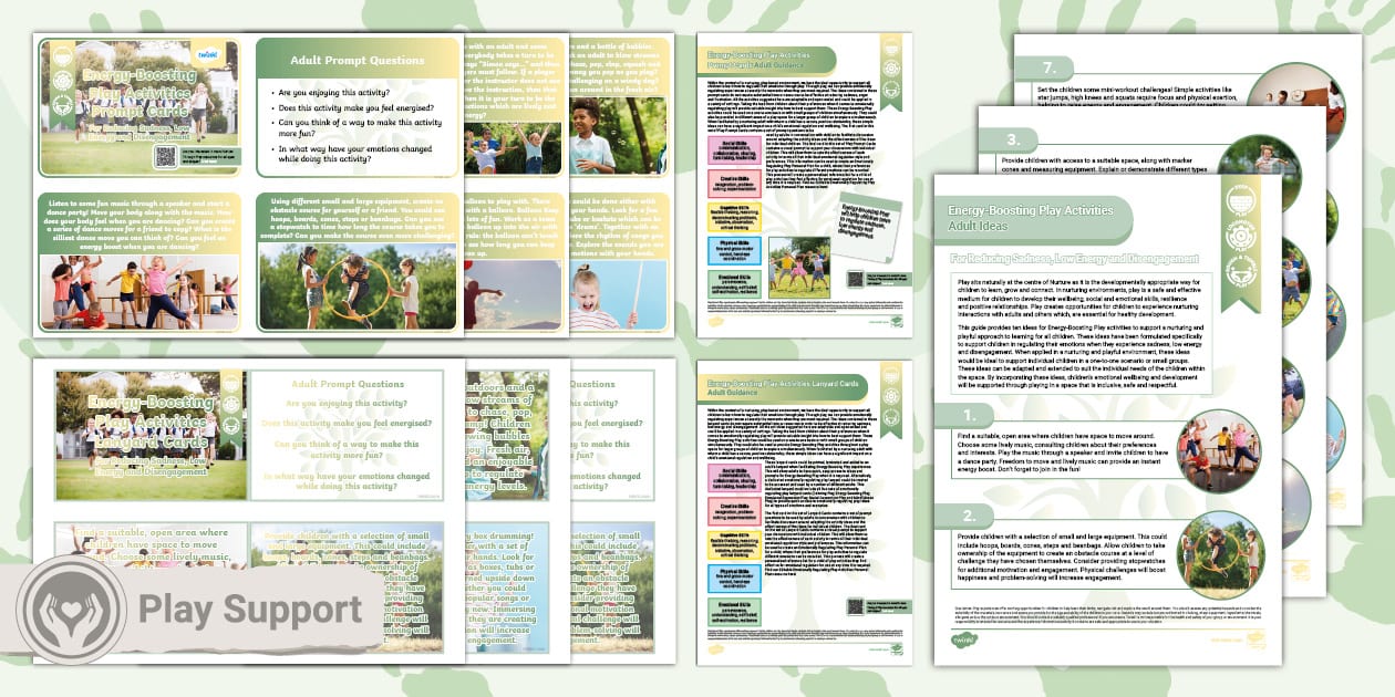 Energy-Boosting Play Activities Pack (teacher made) - Twinkl