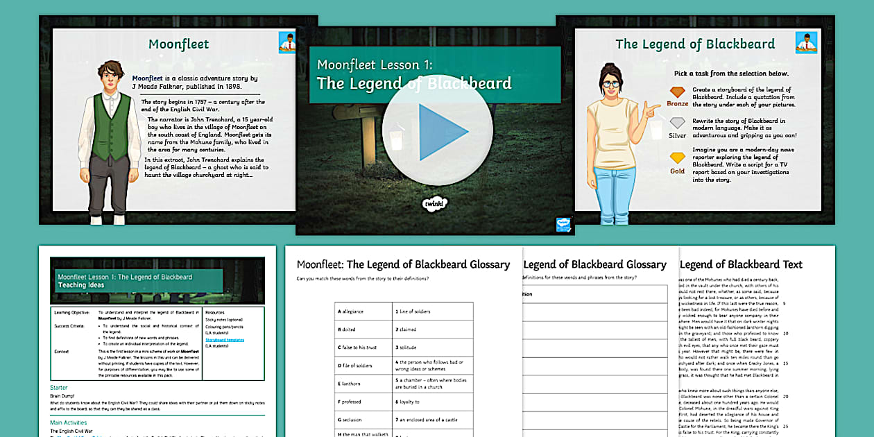 'Moonfleet' Lesson 1: Blackbeard's Legend Lesson Pack