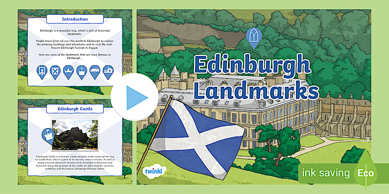 Famous Edinburgh Landmarks PowerPoint | Second Level | CfE