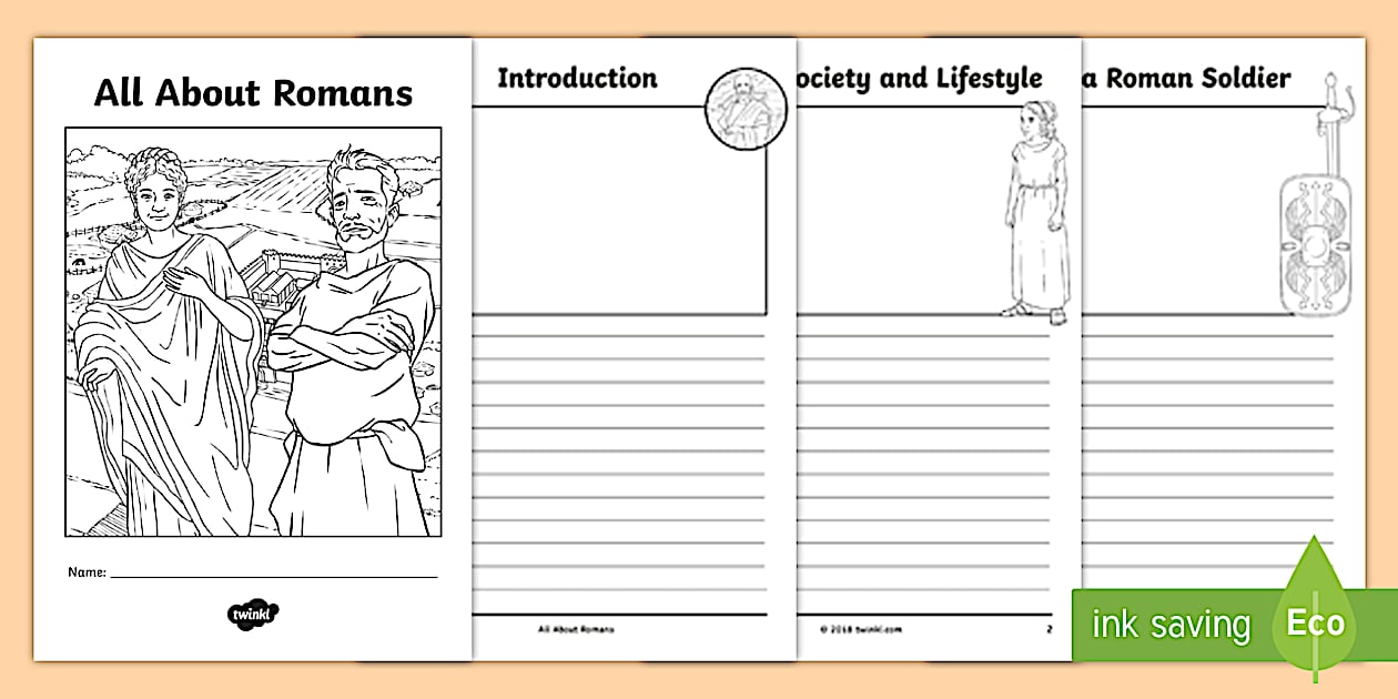 Editable A Roman Activity Booklet (teacher made) - Twinkl