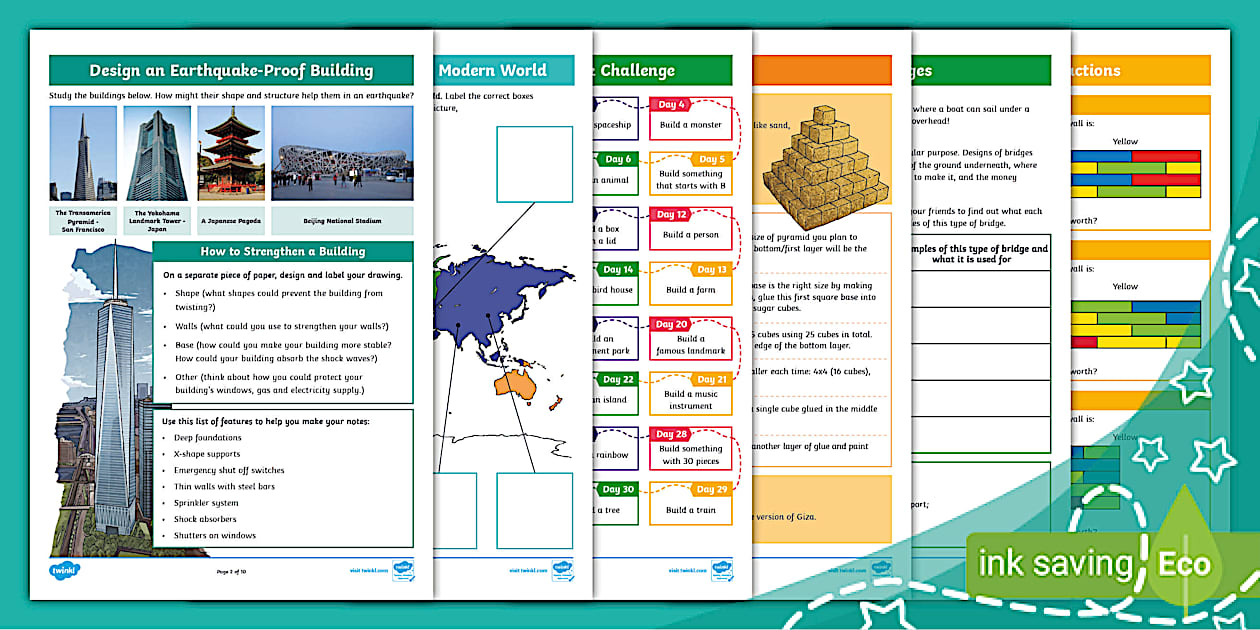 Construction-Themed Activity Booklet (Ages 9 - 11) - Twinkl