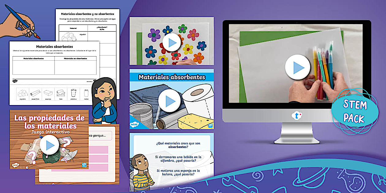 Club STEM: Experimento 4 - Flores Kirigami - Twinkl