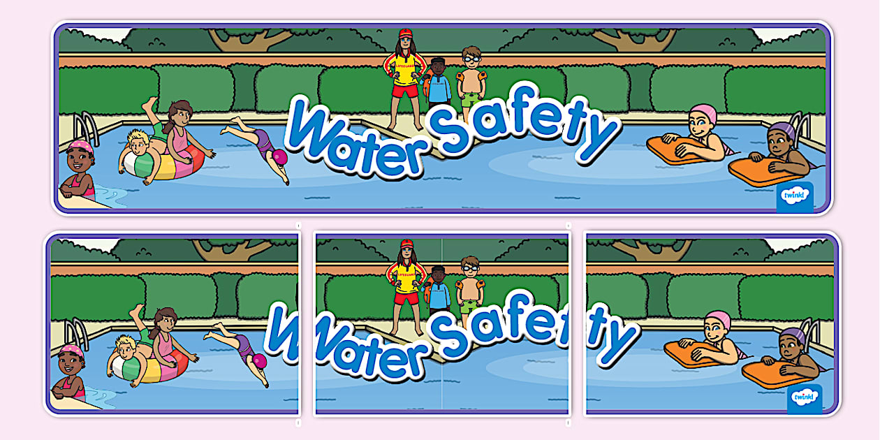 Water Safety Display Banner (Teacher-Made) - Twinkl