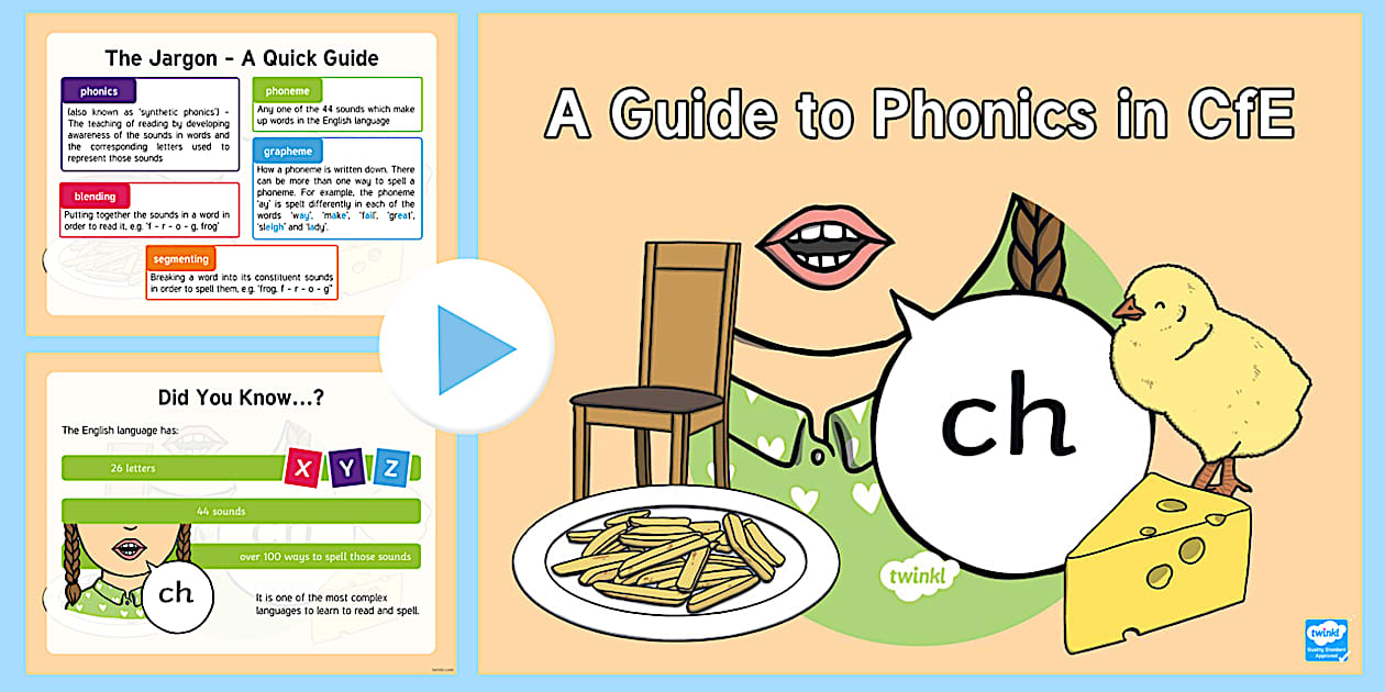 CfE Phonics Guide PowerPoint - Twinkl