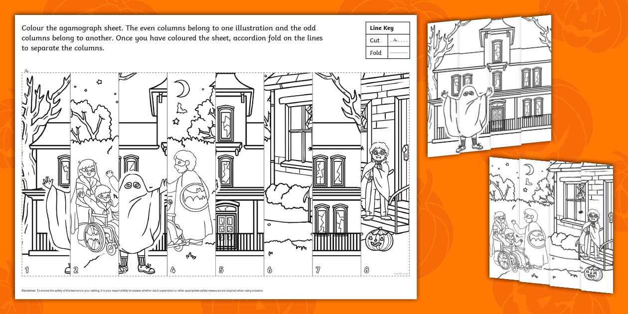 Have a Terrific Halloween! Agamograph (Teacher-Made)