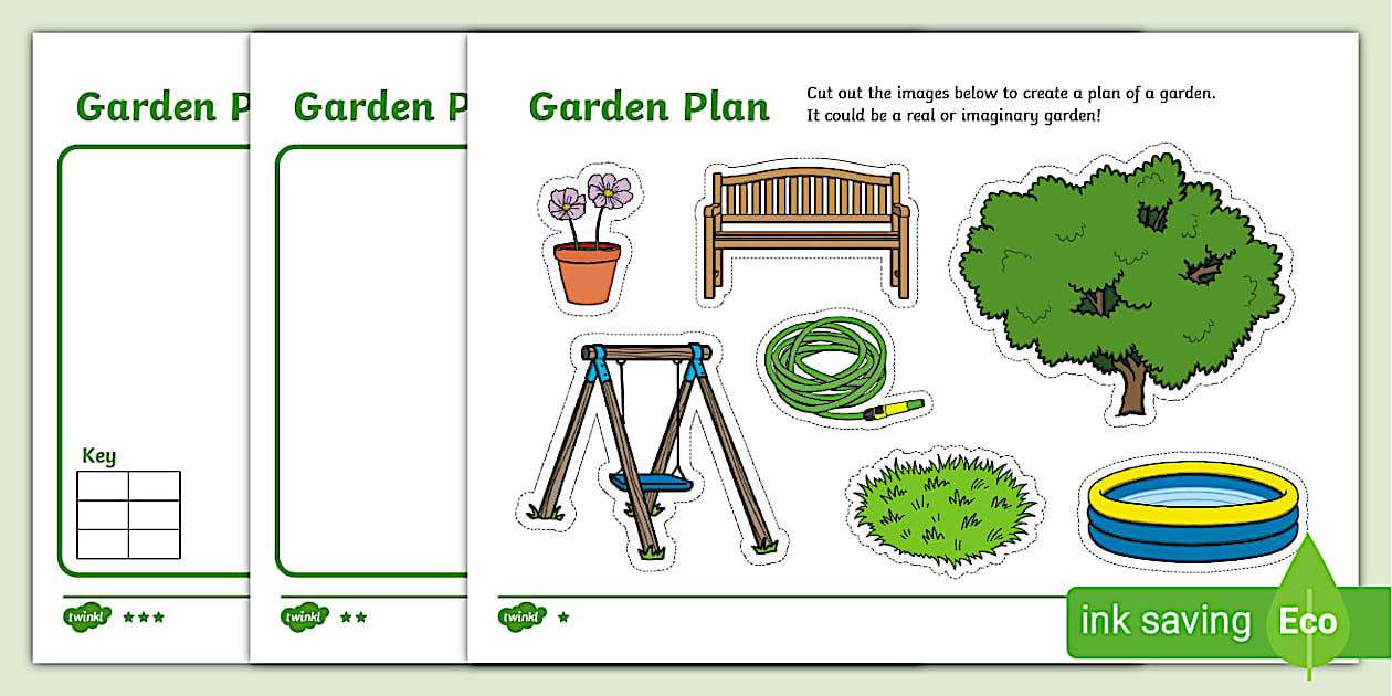 Create a Garden Map Activity (teacher made) - Twinkl