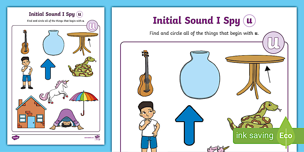 I Spy the Letter Beginning with (A-Z) Booklet