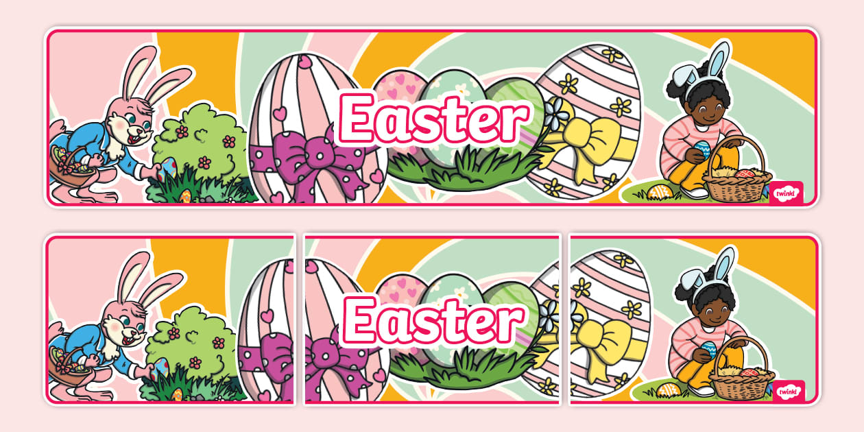 Easter Banner - Classroom Display | Teaching Resources