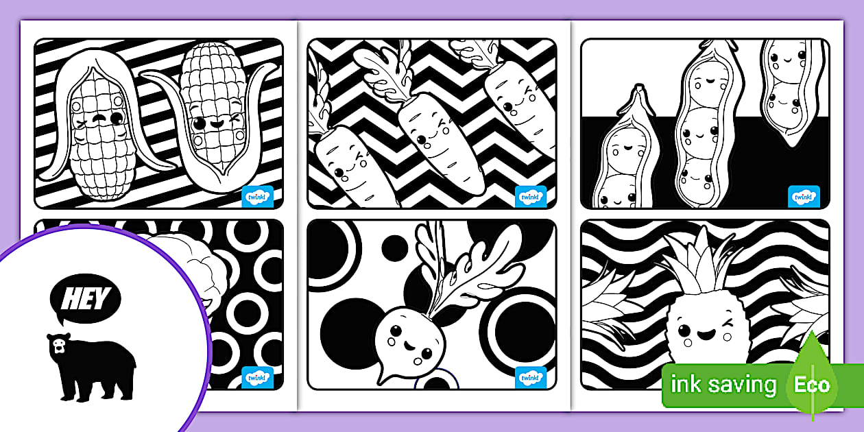 FREE! - Hey Bear Sensory: Black and White Sensory Cards