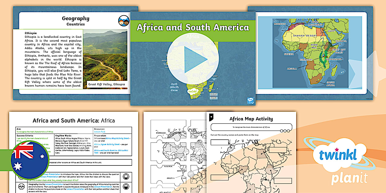 Year 4 HASS Africa and South America Lesson 1 (teacher made)