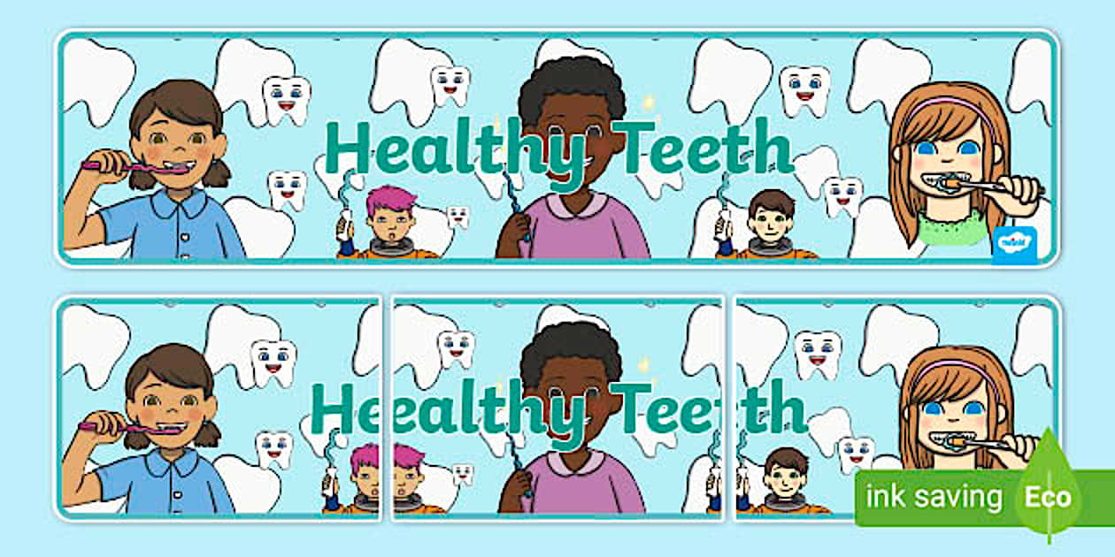 Editable Oral Hygiene Display Banner (teacher made) - Twinkl