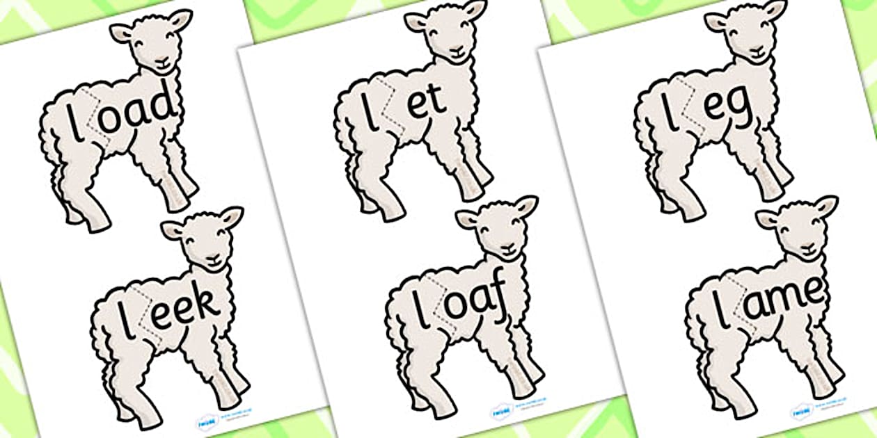 Black and White l Sound And Vowel Animal Jigsaw - Twinkl