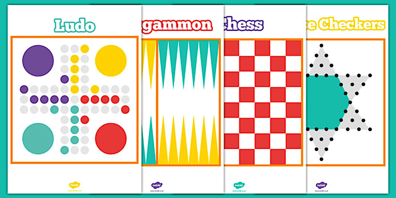 Traditional Game Board Template Pack (Hecho por educadores)