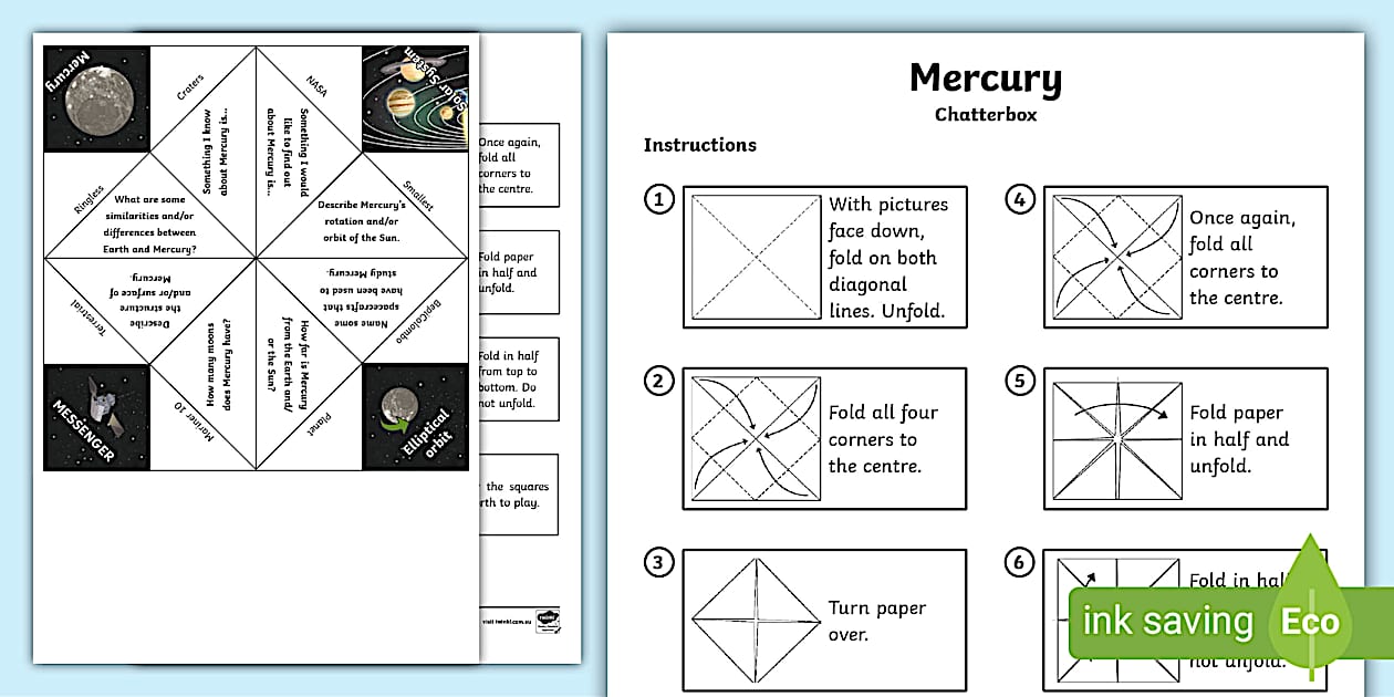 Mercury Chatterbox | Earth and Space Science | Twinkl