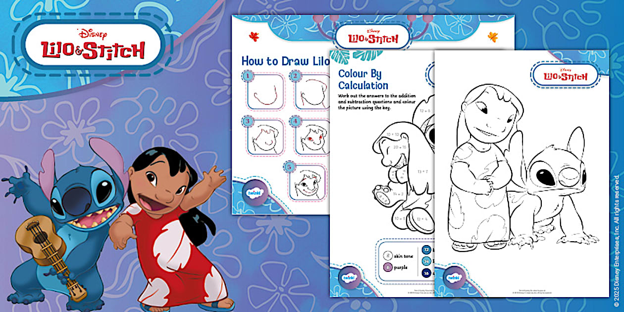 Lilo & Stitch: Colouring & Drawing Pack