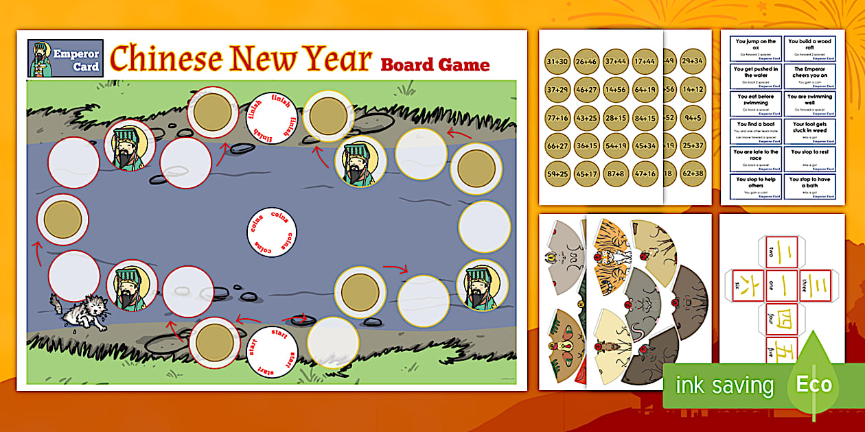 Addition to 100 Chinese New Year Board Game - chinese new year