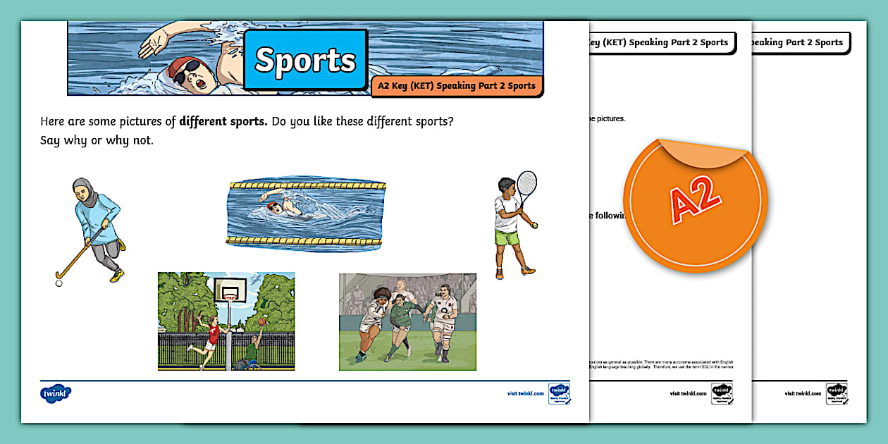 A2 Speaking Part 2 Practice Sheet on Twinkl - Twinkl