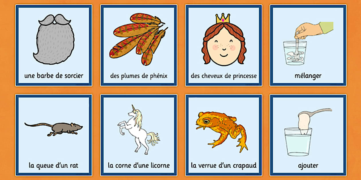 Magic Potion Prompt Cards French