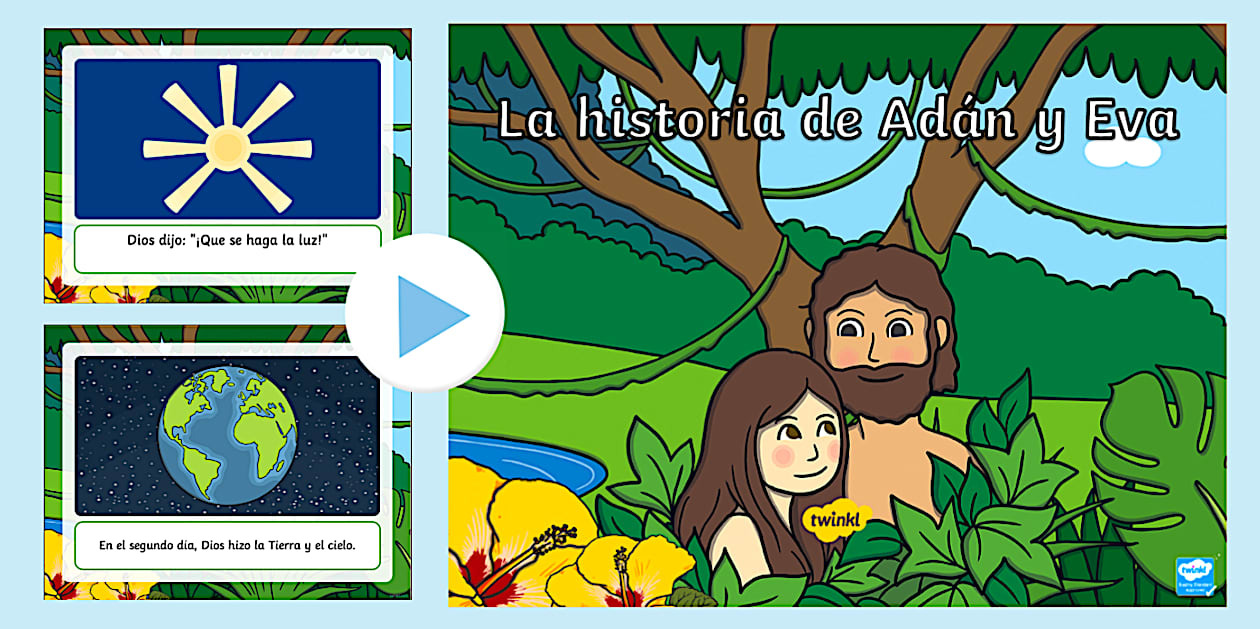 PowerPoint: La historia de Adán y Eva para niños | Twinkl