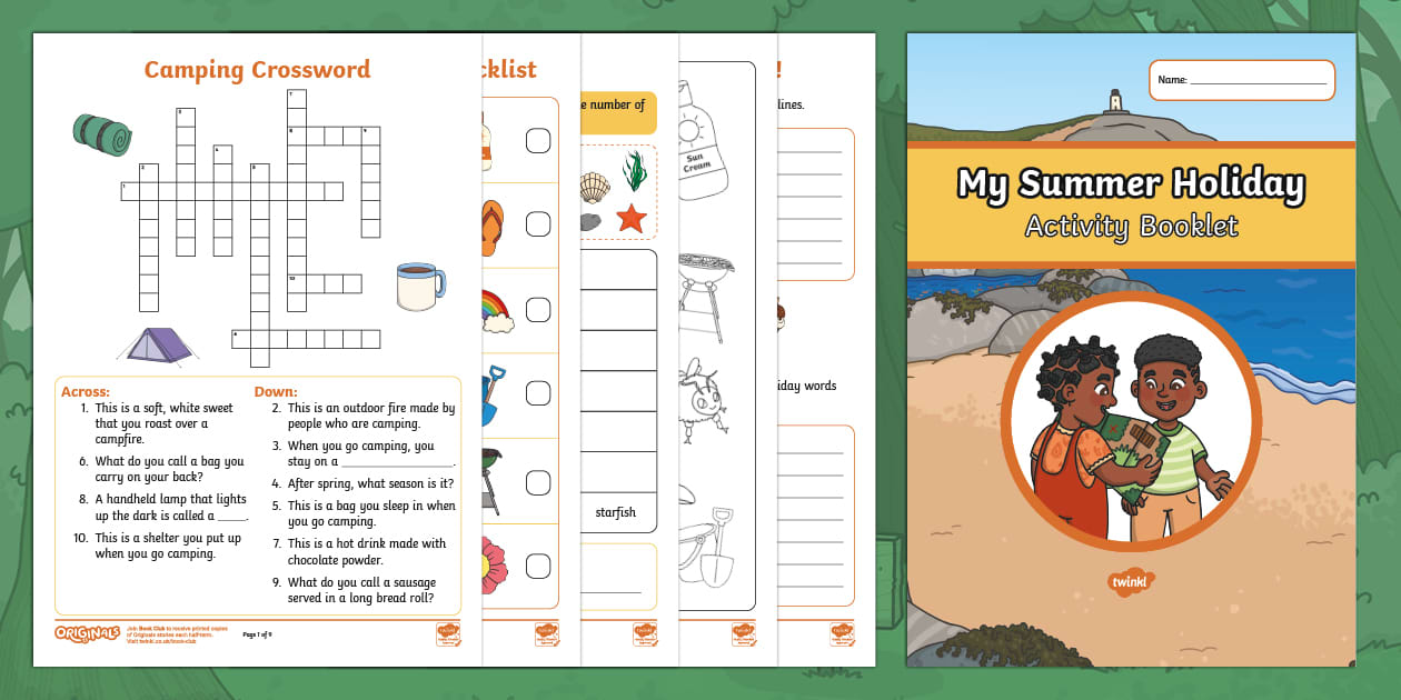 Summer Holiday Activity Booklet (teacher made) - Twinkl