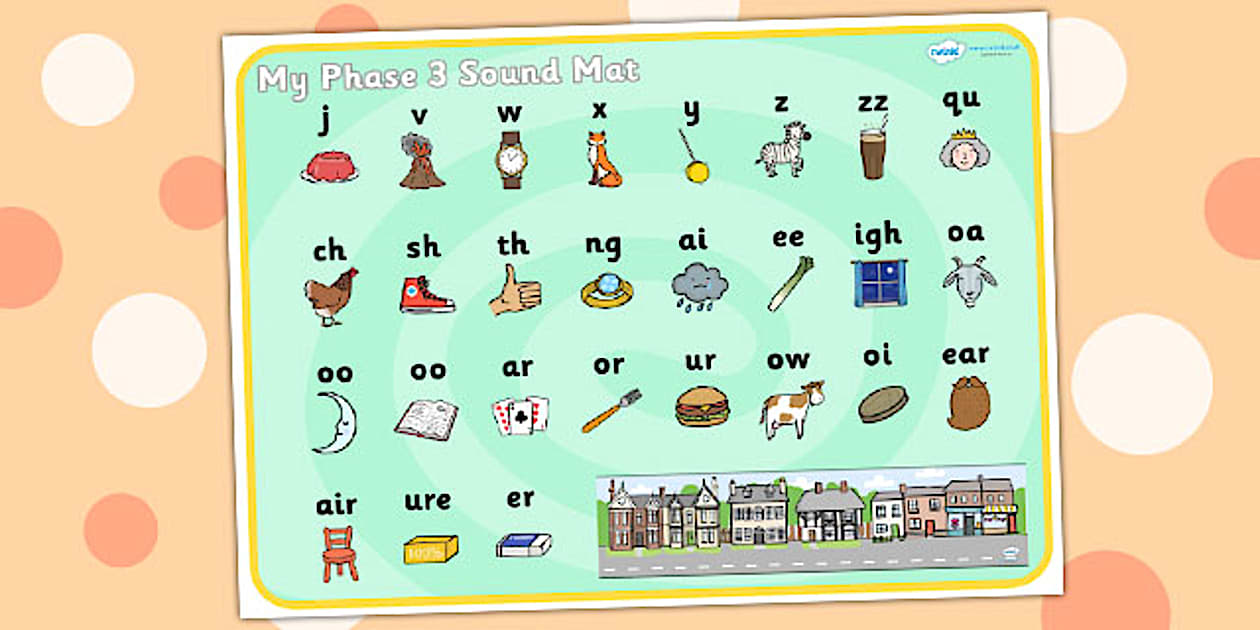 Houses and Homes Phase 3 Sound Mat (teacher made) - Twinkl