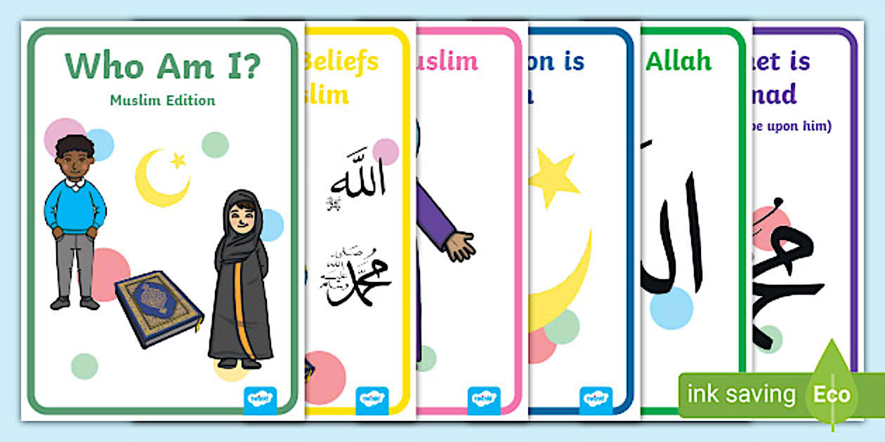 The Main Beliefs of a Muslim Display Posters - Twinkl