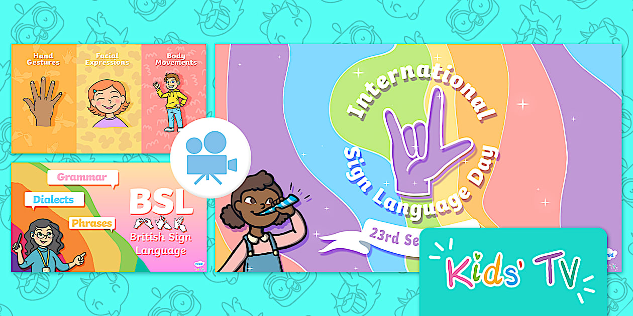 International Day of Sign Language | Basic Signs for Kids!