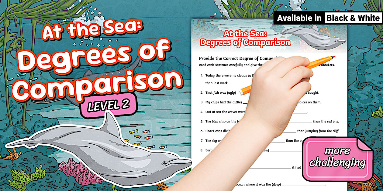 IP English At the Sea: Degrees of Comparison Level 2