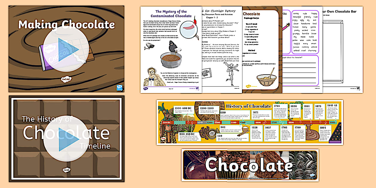 York - Chocolate Story Event Activity Pack (teacher made)