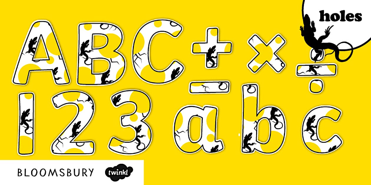 FREE! - Holes: Display Lettering (teacher made) - Twinkl