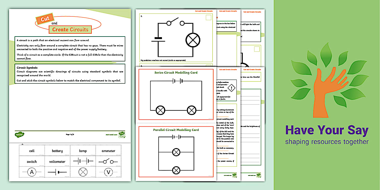 Cut and Create Circuits (teacher made) - Twinkl