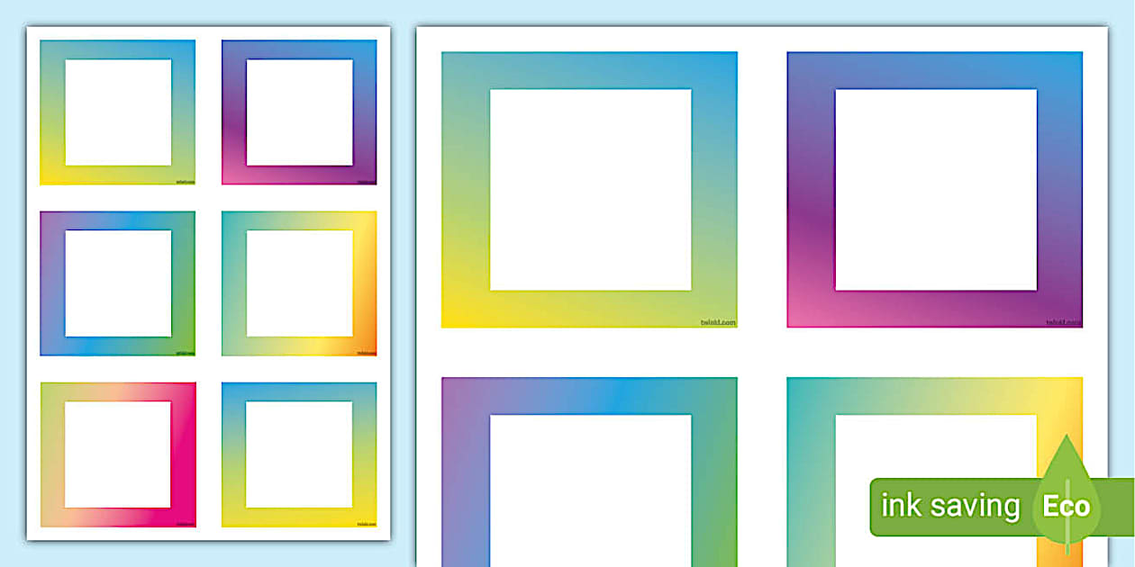 Blue Orange Gradient Editable Peg Labels - (teacher made)