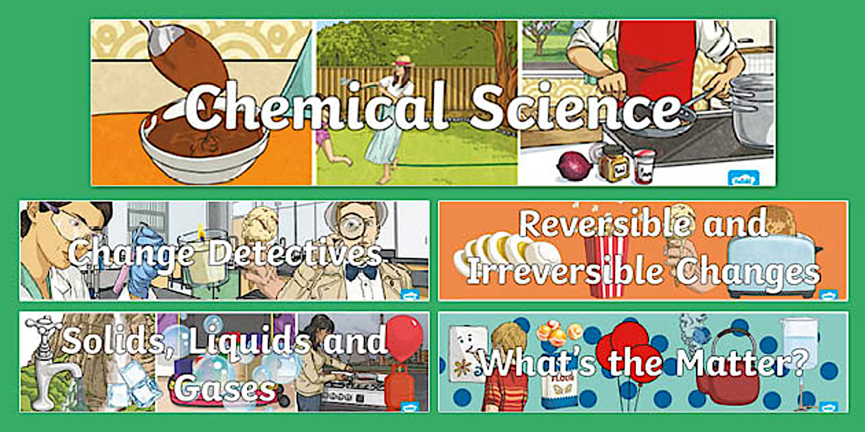 Chemical Science 5-6 Google Classroom Banners (teacher made)