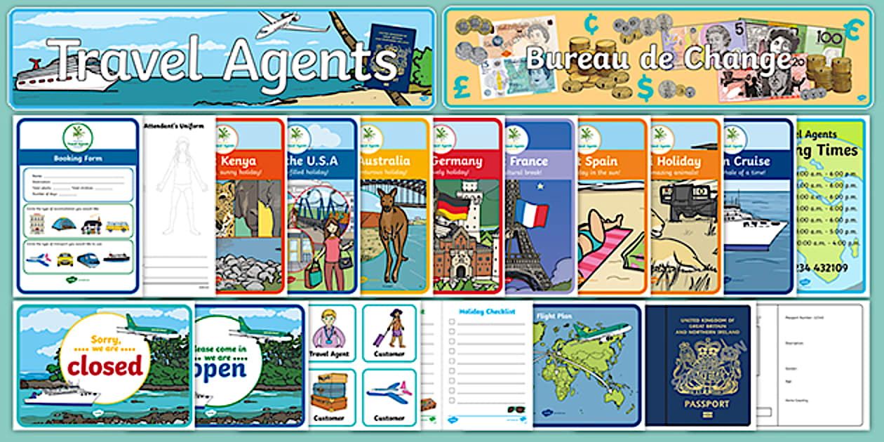 Travel Agents Role Play Pack | Selling a Holiday Role-Play