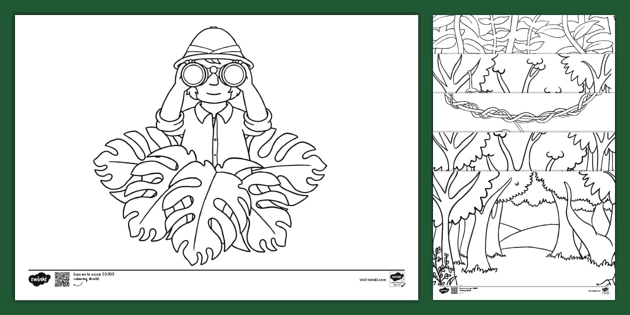 Jungle Art KS1 - Activities - Educational Resources - Twinkl