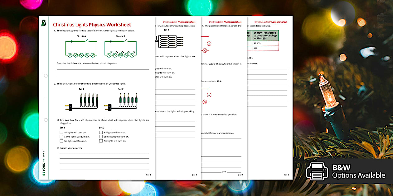 Physics of Christmas Lights | GCSE Science | Beyond - Twinkl