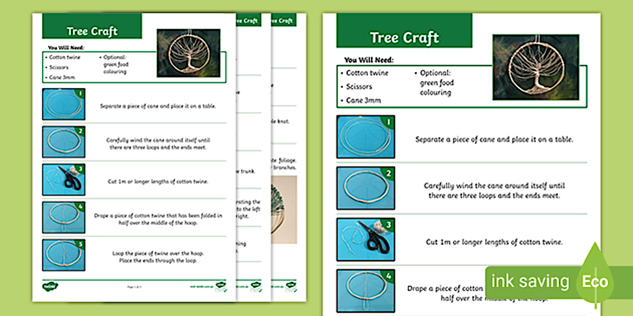 Build a Tree Activity | National Tree Day Craft - Twinkl