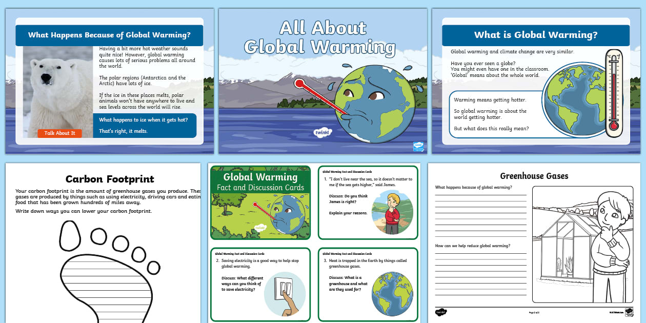 KS1 All About Global Warming - Activity and Resource Pack