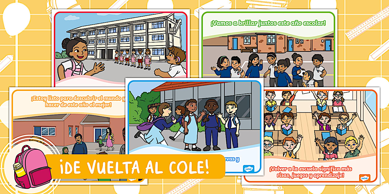 Pósters: Frases de regreso a clases para niños y niñas