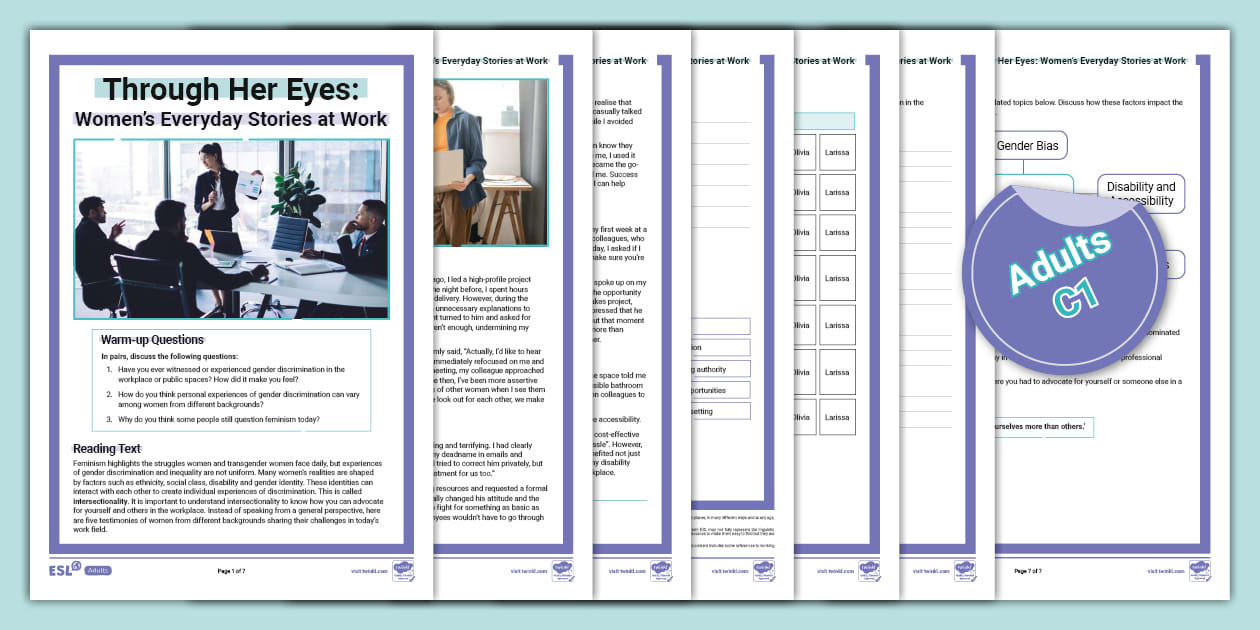 ESL Through Her Eyes: Women's Everyday Stories [Adults, C1]