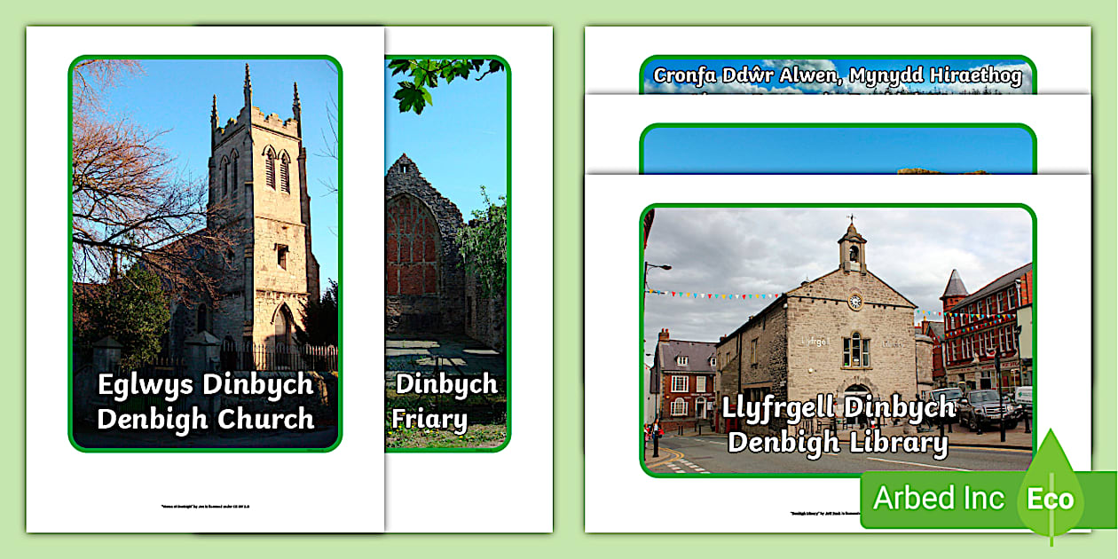 Pecyn Arddangos Lluniau Dinbych/Denbigh Display Photos Pack