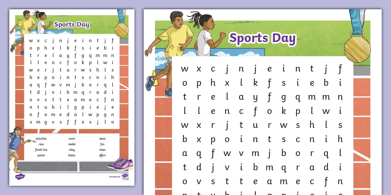 Sports Day Word Search - EAL - Twinkl - KS2 (teacher made)