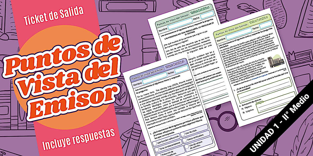 Ticket de Salida| Texto Argumentativo|Puntos de Vista| II° M