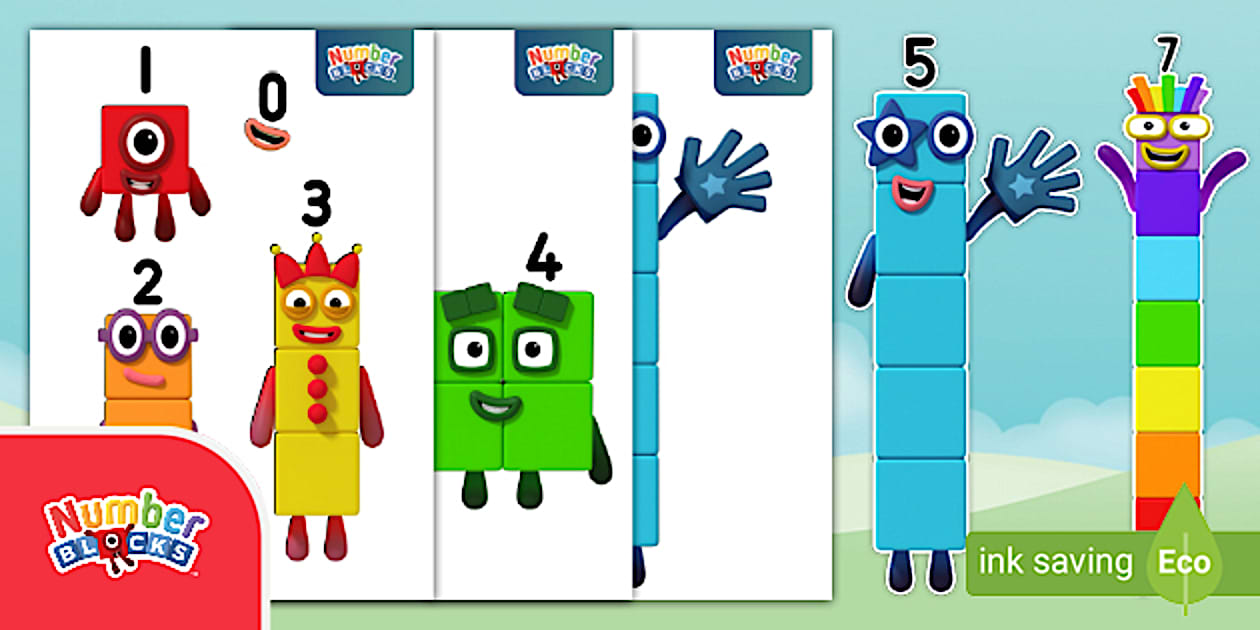Numberblocks Cut-Outs 0-10 (teacher made) - Twinkl