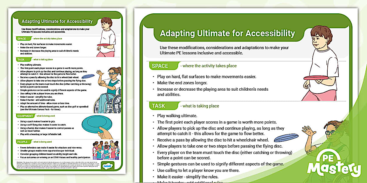 Adapting Ultimate - Inclusive Ultimate - STEP in Ultimate